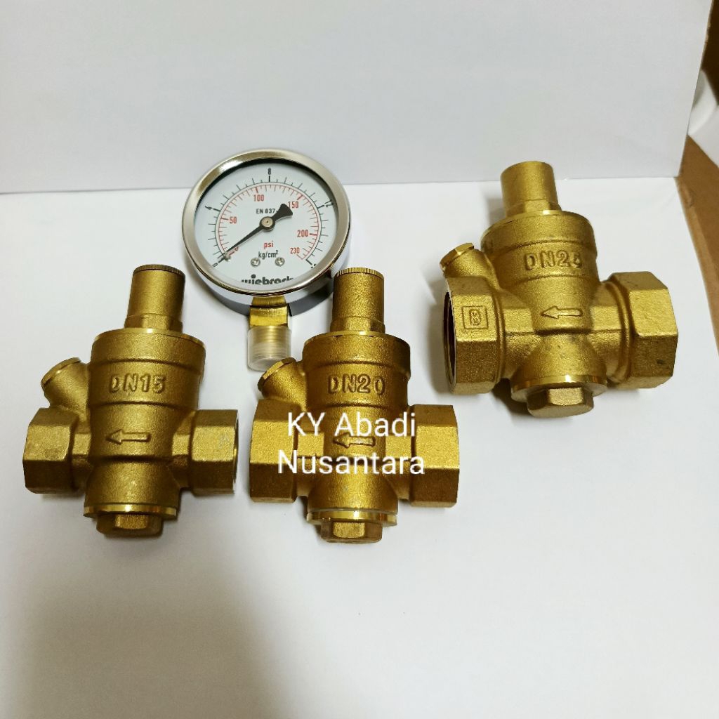 Jual prv pressure reducing valve kuningan drat 2"inch / prv full brass ...