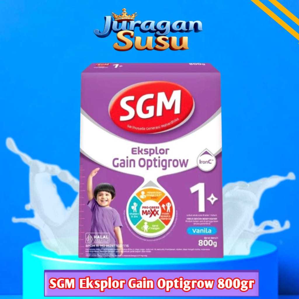 Jual SGM Eksplor Gain Optigrow 1+ 800gram | Shopee Indonesia