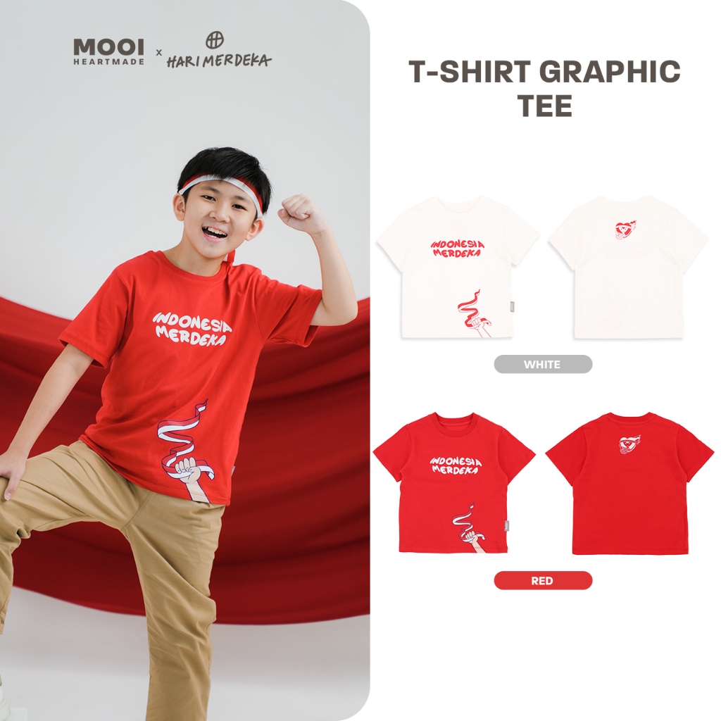 Jual Mooi x Hari Merdeka 17 Agustus Kaos Kemerdekaan Anak T-shirt ...