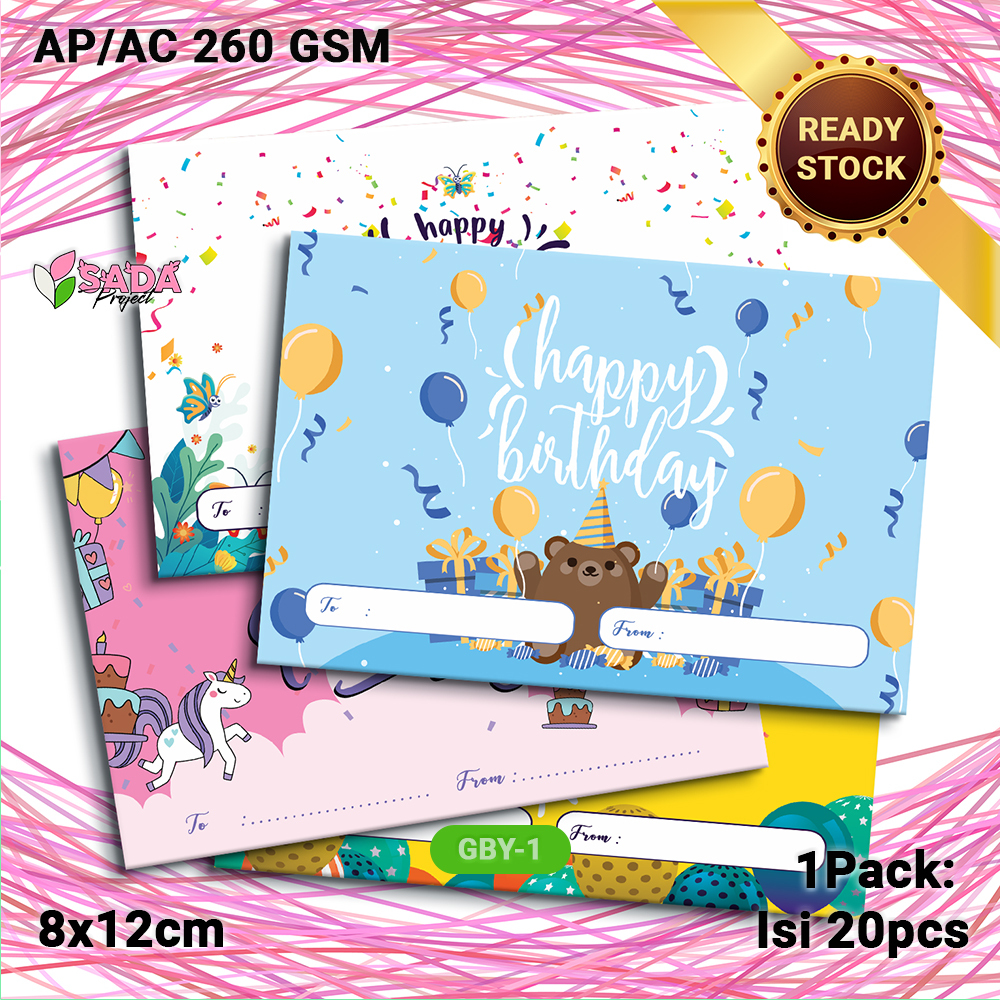 Jual Birthday Card Lucu & Unik – Desain Kekinian | Shopee Indonesia
