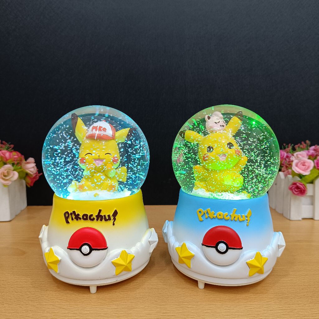 Jual FITUR LENGKAP PREMIUM Snowball / Pajangan Bola Kaca Music Box XL ...