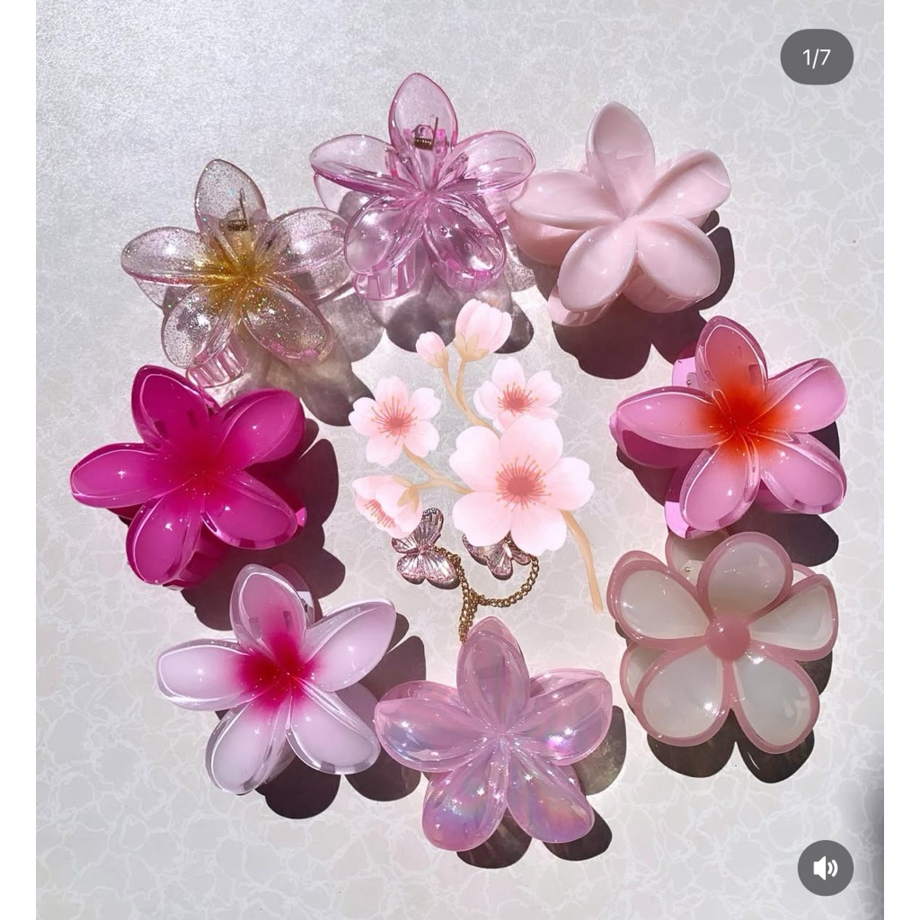 Jual Jepitan Rambut Cantik Model Bunga Kamboja / Bali Flower Hair Clip ...