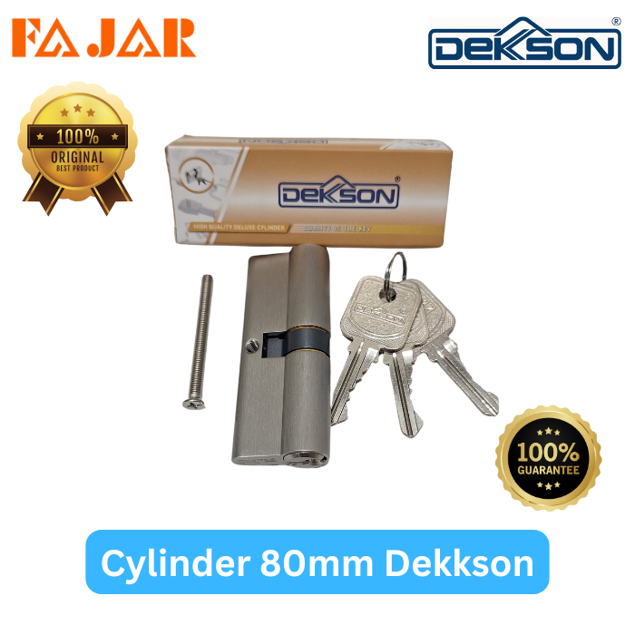 Jual Cylinder Dekson DC DL 80mm SN Kunci Silinder Dekkson | Shopee ...