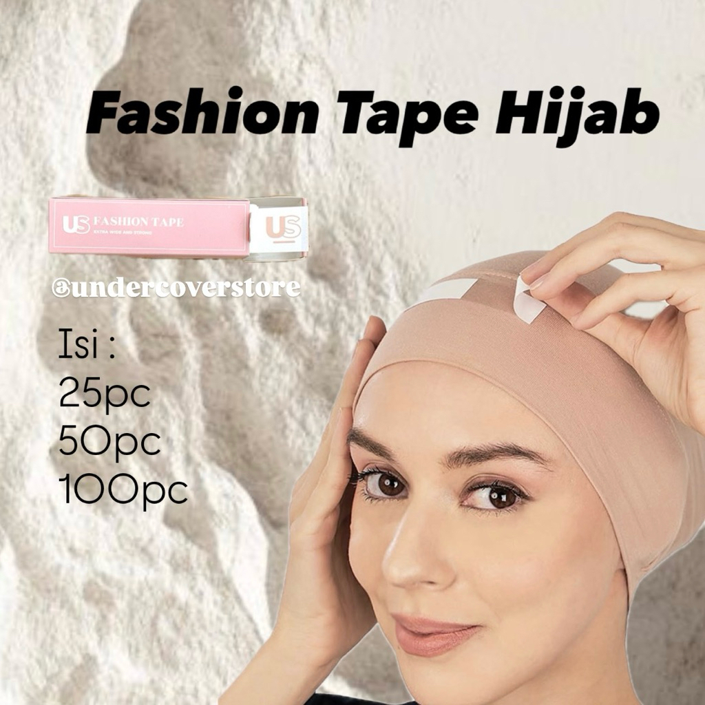 Jual perekat hijab fashion tape anti geser | Shopee Indonesia