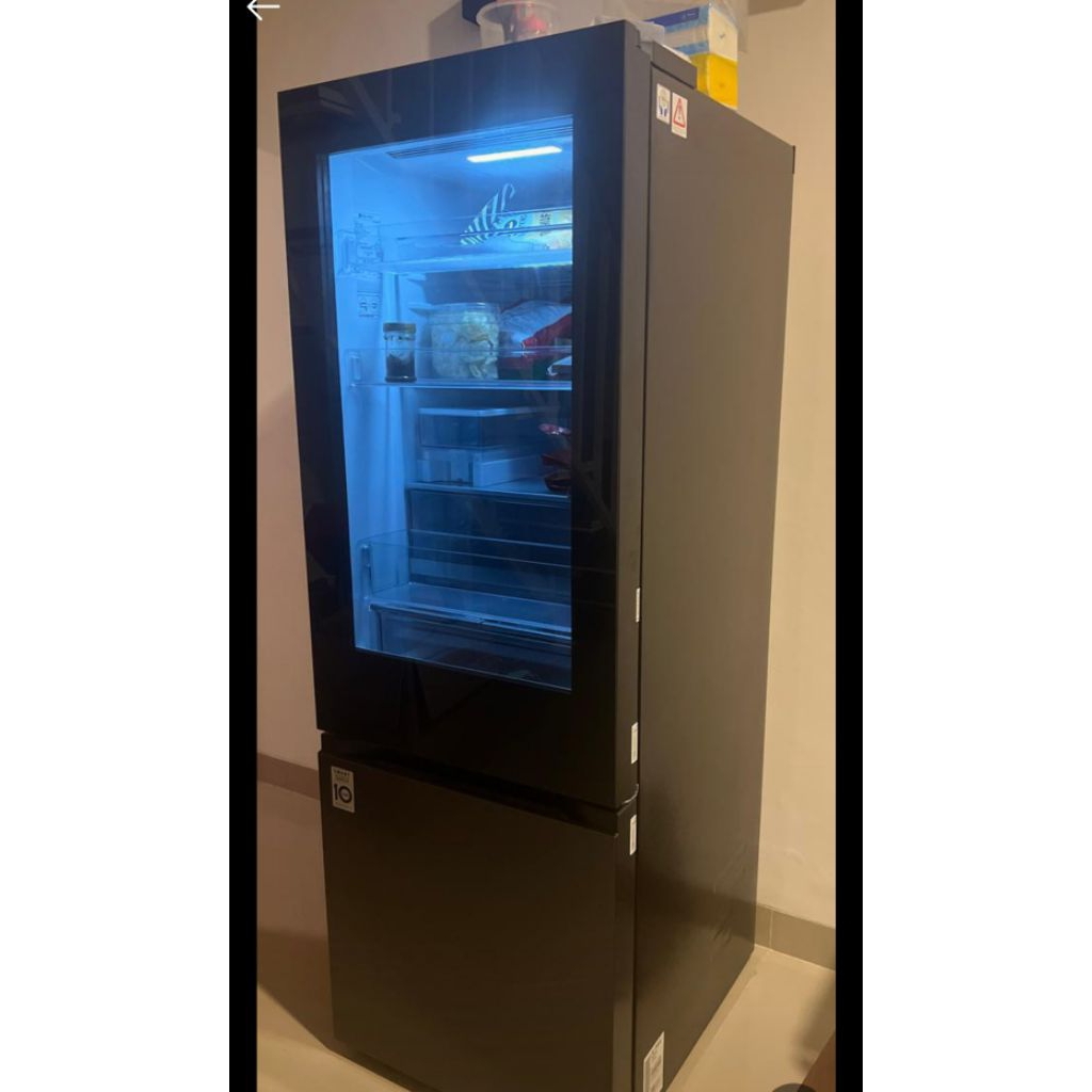 Jual Kulkas LG 2 pintu GN-V 389 FQEF / GN-V389FQEF Bottom Freezer 368 ...