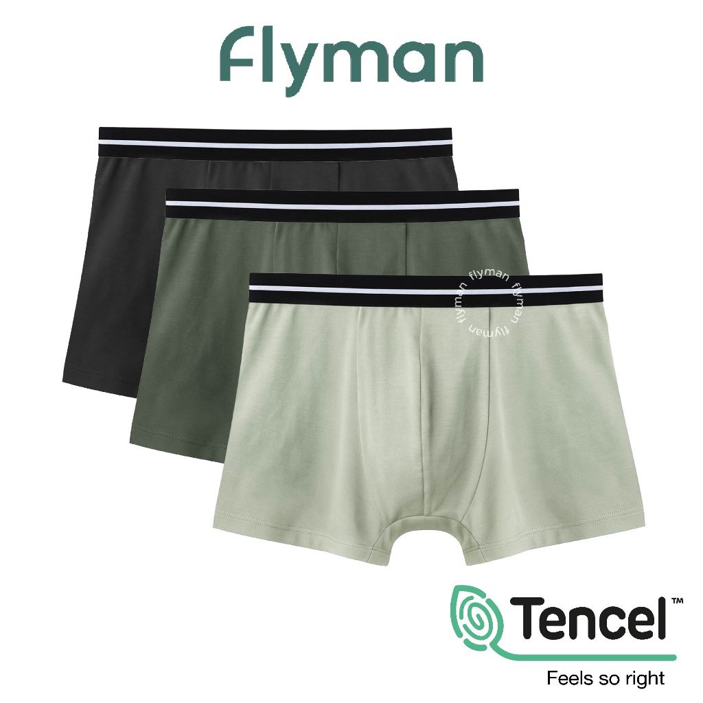 Jual Flyman Tencel Boxer 1 Pcs FM 3537 | Shopee Indonesia