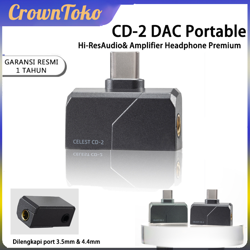 Jual Kinera Celest CD-2 CD2 DAC CX31993+MAX97220 USB Type C to 3.5mm Converter 3.5mm 4.4mm ...