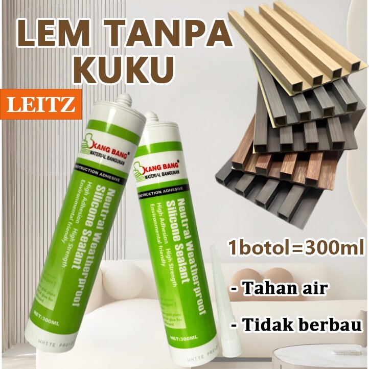 Jual LEITZ - Lem Sealant 300ML Lem Sealant WPC Panel Dekorasi PVC Lem ...