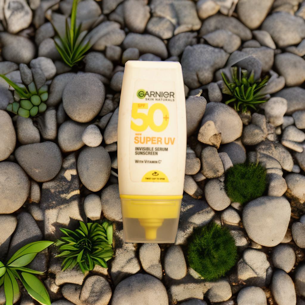 Jual Garnier Super UV Invisible Serum Sunscreen SPF 50+ PA++++ dengan Vitamin C Skin Care 30 ML ...