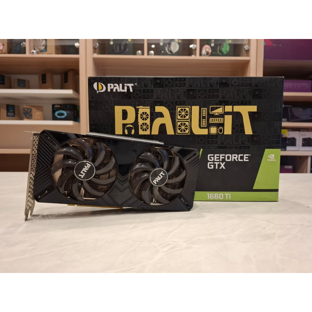 Jual Palit GeForce GTX 1660 Ti Dual 6GB GDDR6 | VGA GTX 1660Ti - 2ND ...