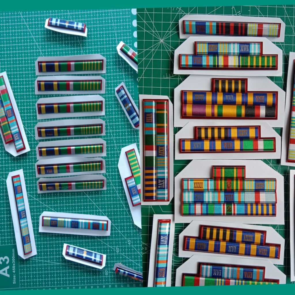 Jual [CUSTOM] PDH TANDA JASA, TANDA KEHORMATAN, SATYA LENCANA TNI AD AU ...