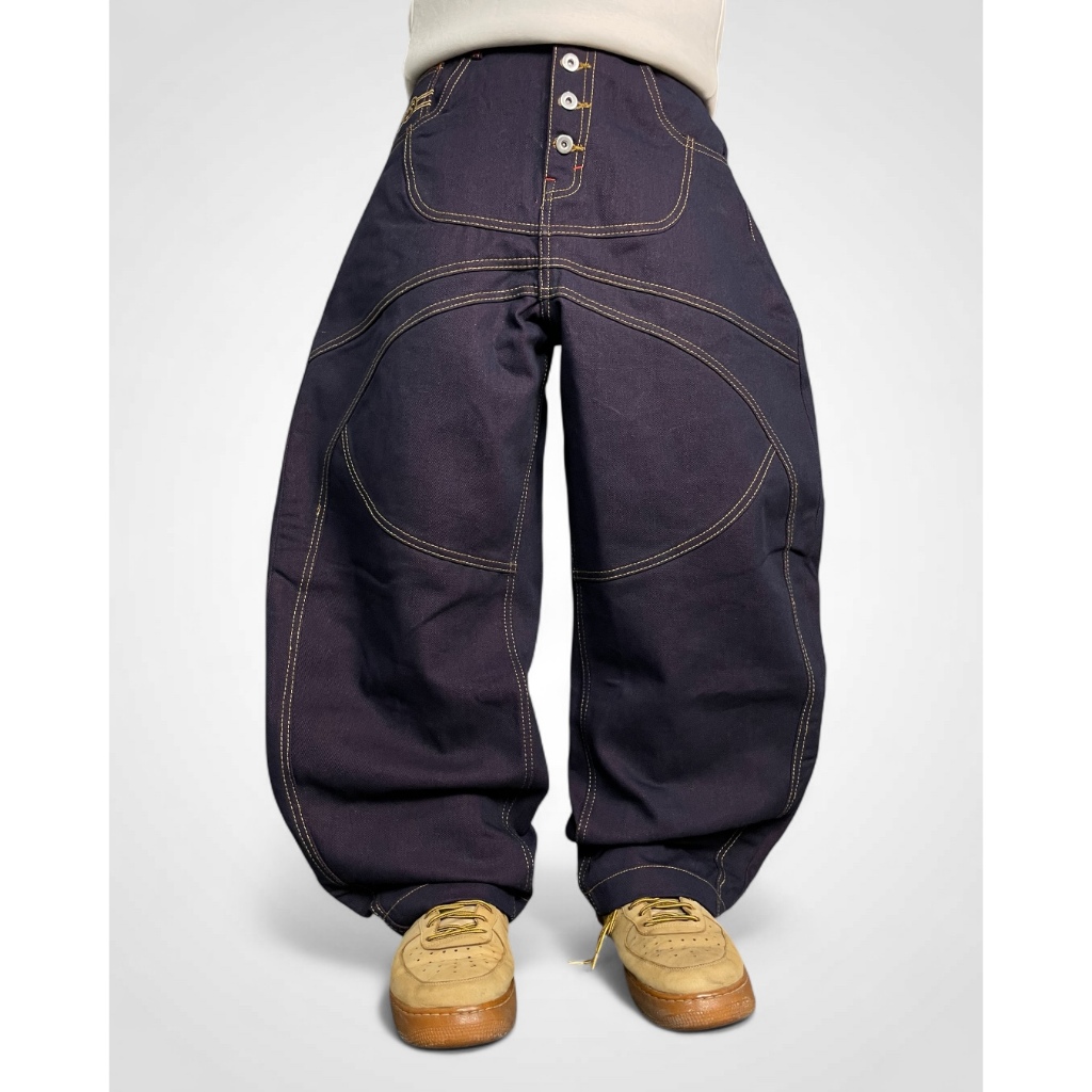 Jual Bawwa Santai | NAVY MAROON | RAW DENIM (BAHAN KAKU) | NAVY MAROON ...