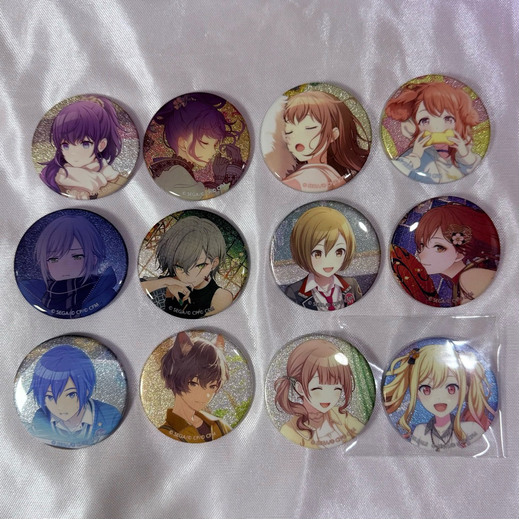 Jual Project Sekai Official Merch Glitter Badge vol 37C 38C Mafuyu ...