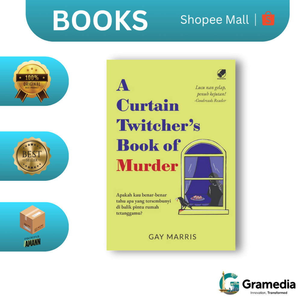 Jual Gramedia MKG - Buku A Curtain Twitcher's Book of Murder (Stok ...