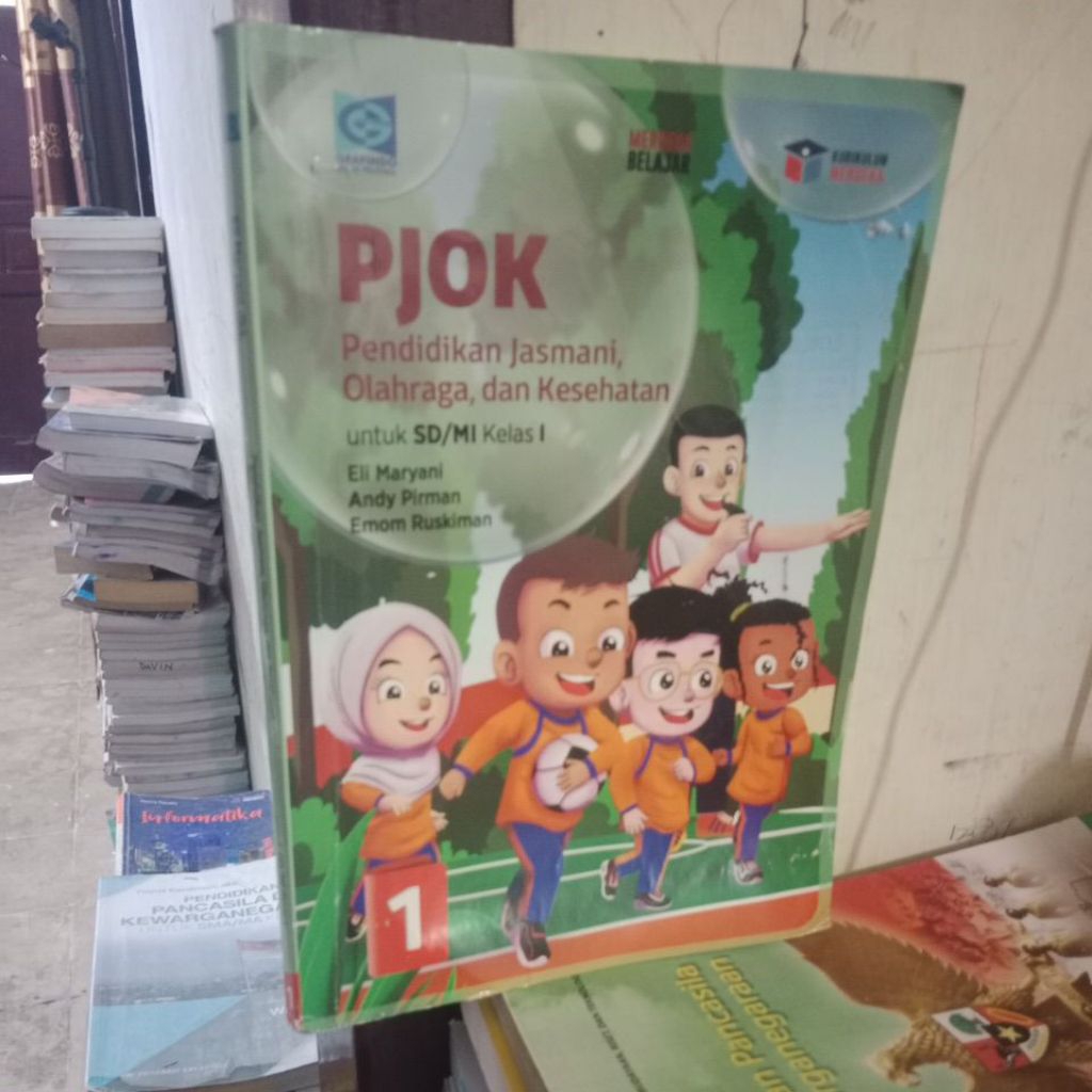 Jual buku PJOK(pendidikan jasmani olahraga dan kesehatan) SD kelas 1 ...