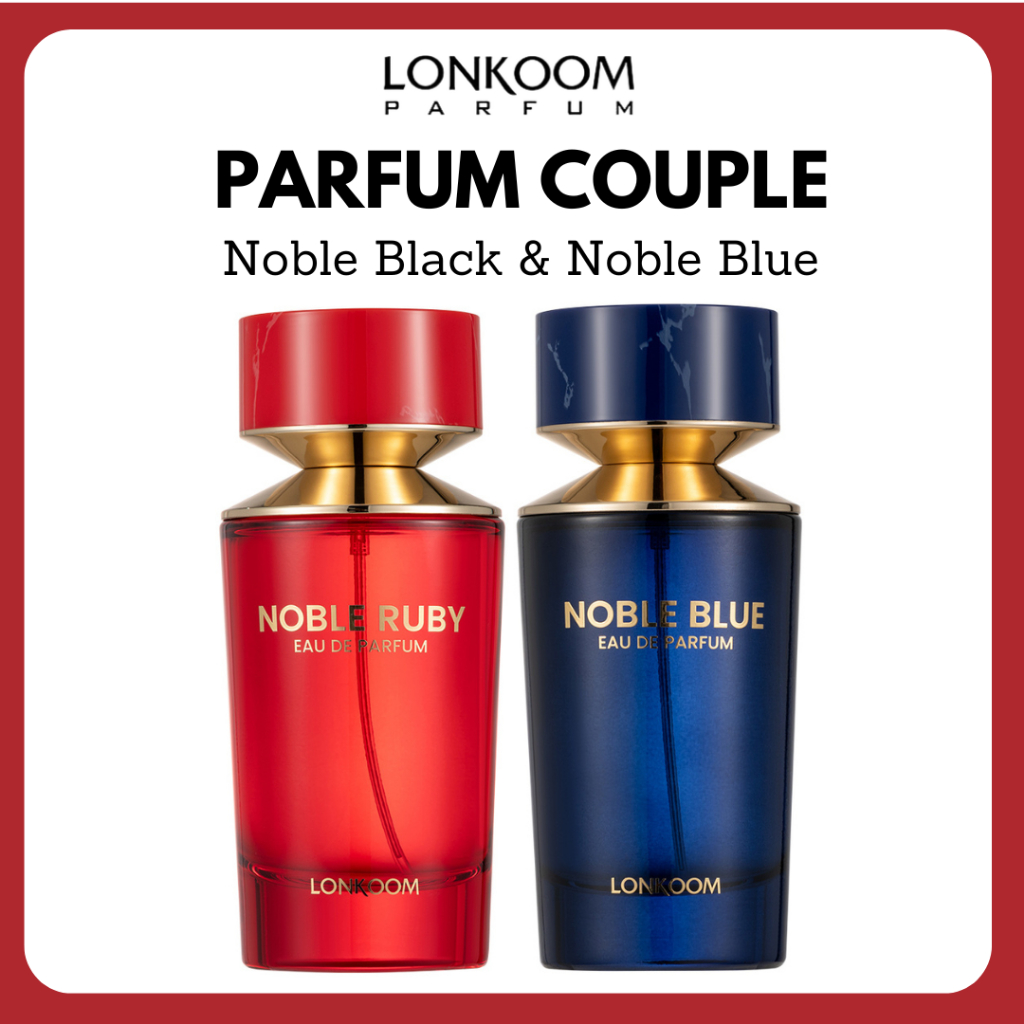 Jual LONKOOM PARFUM COUPLE NOBLE RUBY BLUE 100ml EDP IDE KADO ULANG ...