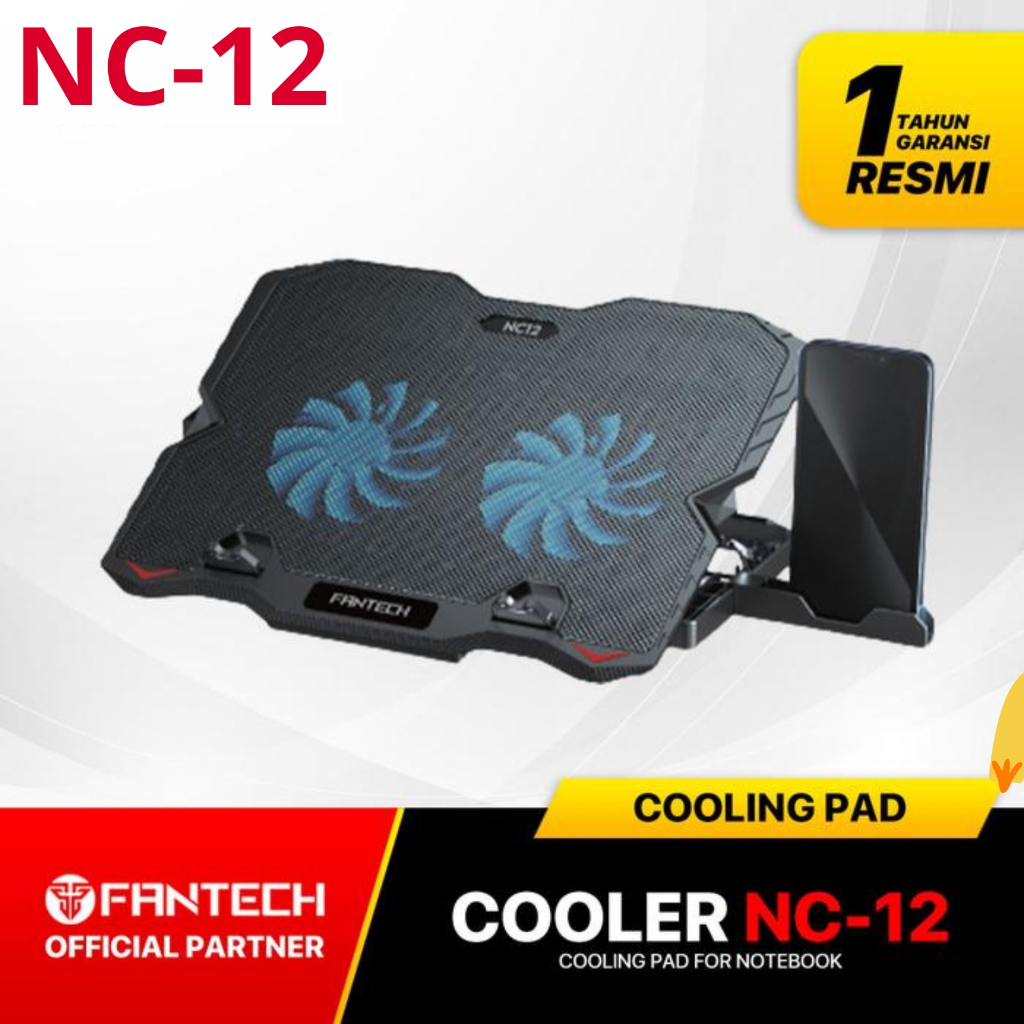 Jual Fantech Notebook Cooler NC12 / NC-12 NC11 / NC-11 Cooler 2 Fan ...