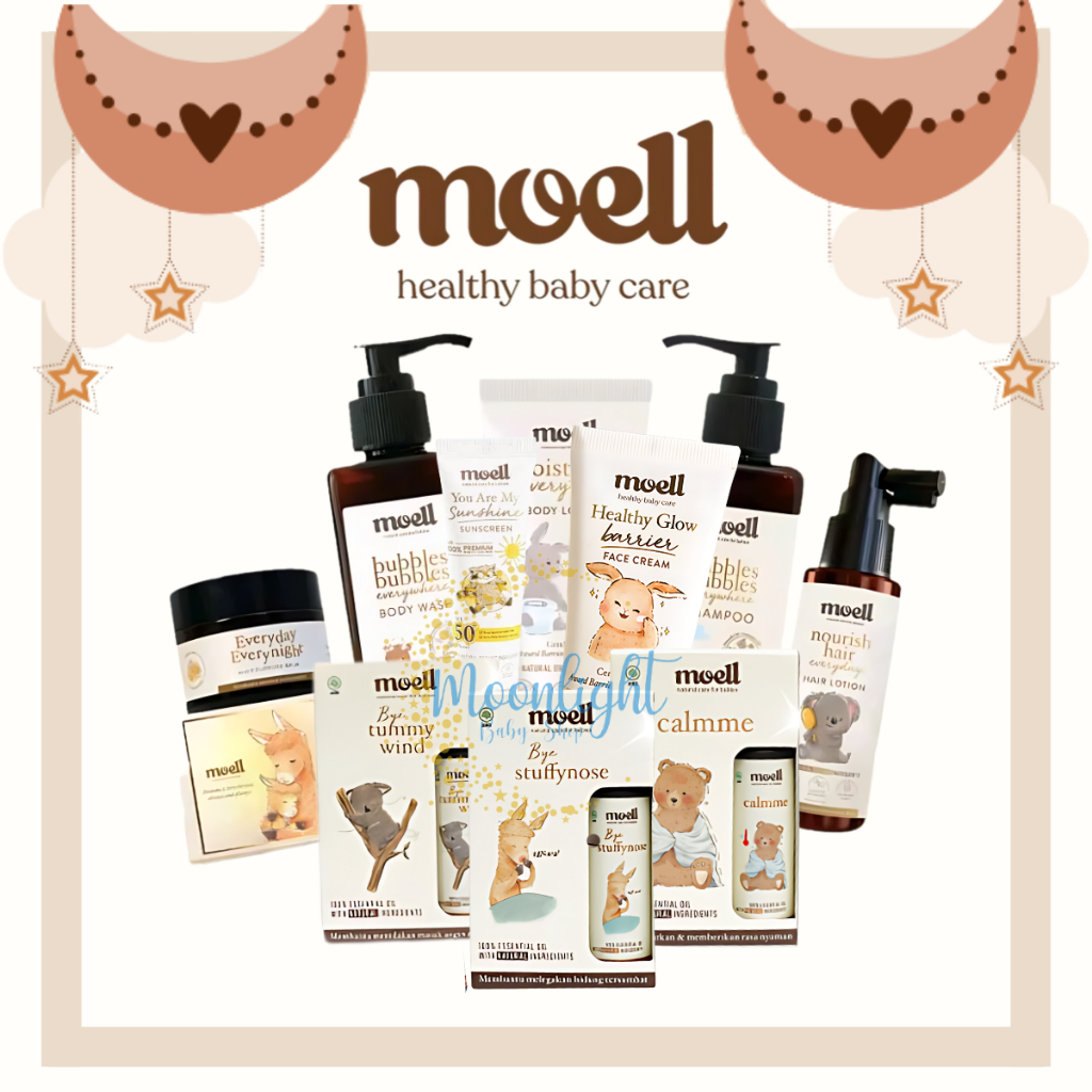 Jual Moell Face Cream | Body Wash | Lotion | Hair Lotion | Set Sabun ...