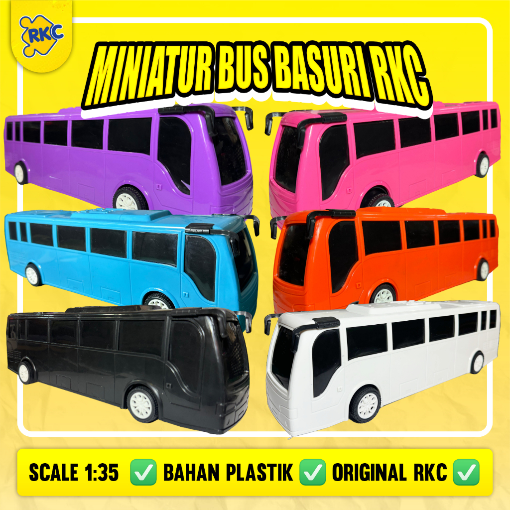 Jual MINIATUR BUS BASURI RKC | Shopee Indonesia