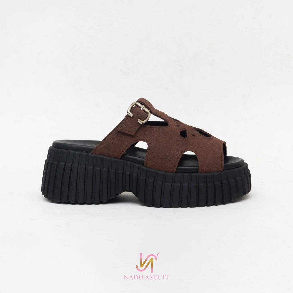 Jual Nadilastuff Signature Brigitta Platform Sandal Wanita | Shopee ...