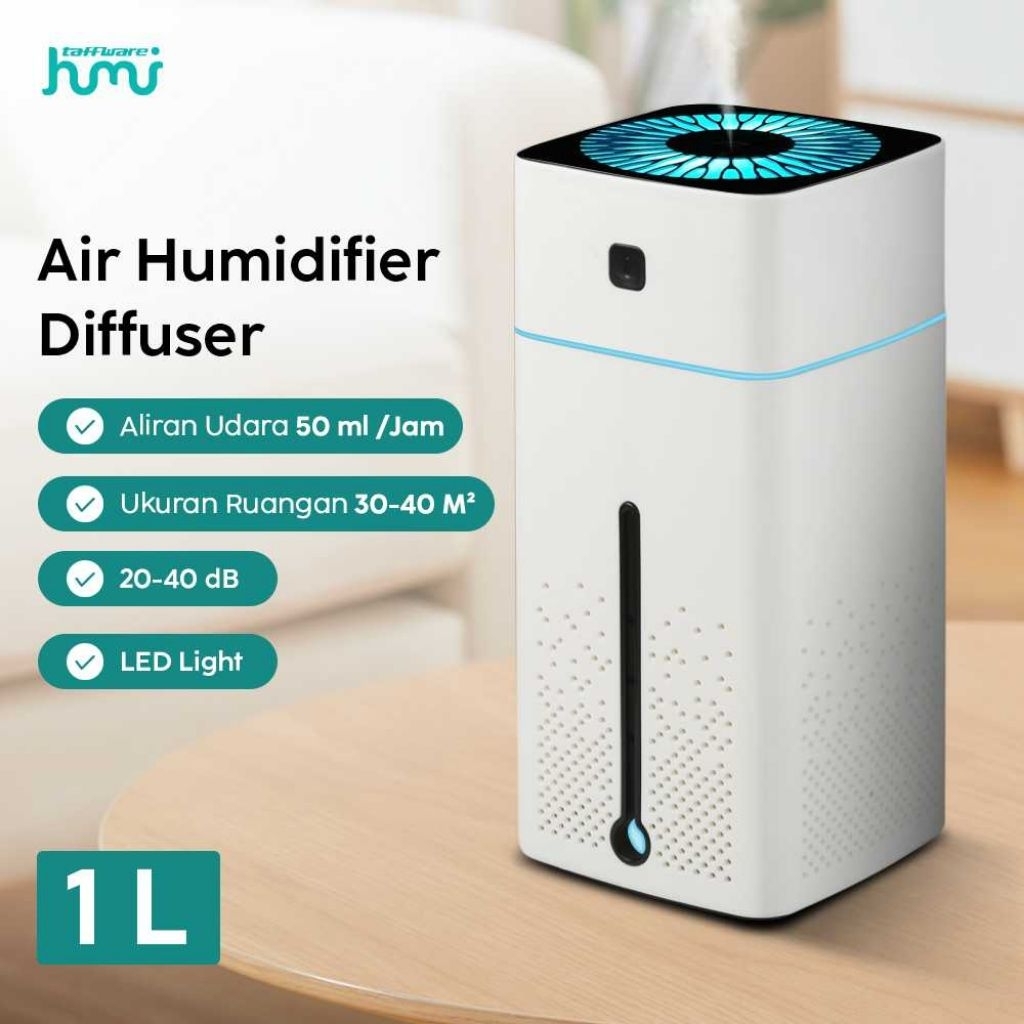 Jual taffware HUMI air humifidier ultrasonic aroma diffuser RGB 1L ...