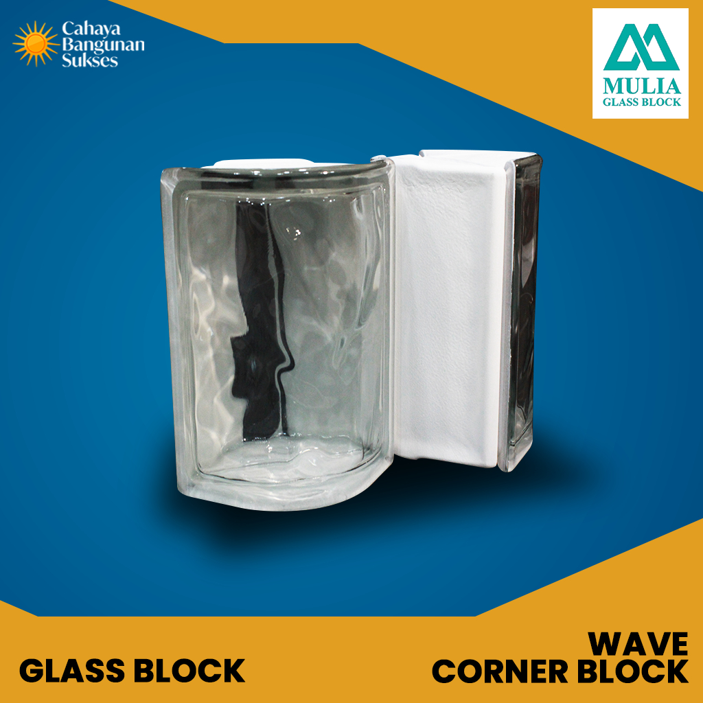 Jual (BARU) GLASS BLOCK MULIA SPECIALTY BLOCK CORNER BLOCK END BLOCK ...
