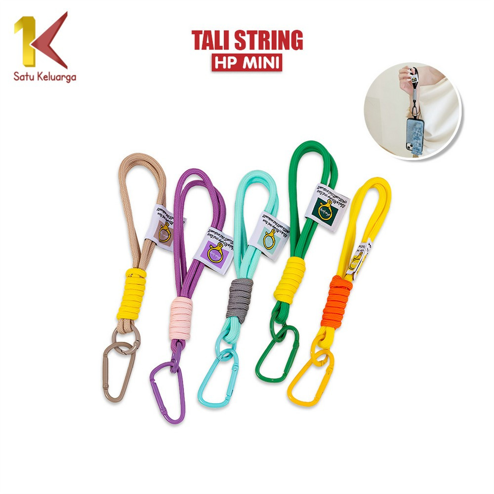 Jual EC Eceran Satu Keluarga Tali Gantungan HP C1222 Tali String Mini ...