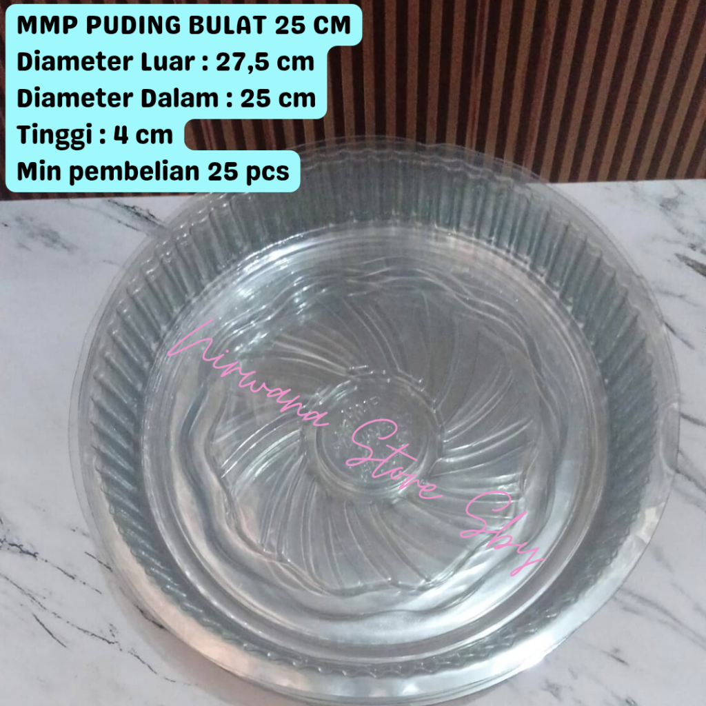 Jual MMP TRAY PUDING BULAT 25 CM | Shopee Indonesia