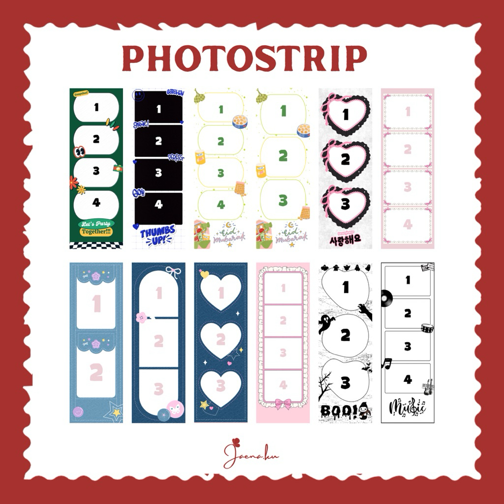 Jual PHOTOSTRIP JAENA.KU PHOTOBOOTH PHOTOBOX CETAK FOTO 3 CUTS 4 CUTS ...