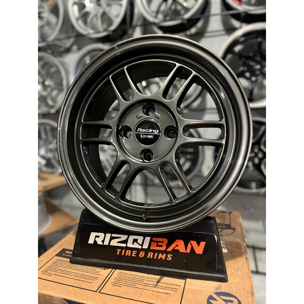 Jual velg enkei rpf r15 ej titan pcd 4x100 lebar 6,5 kondisi baru | Shopee Indonesia