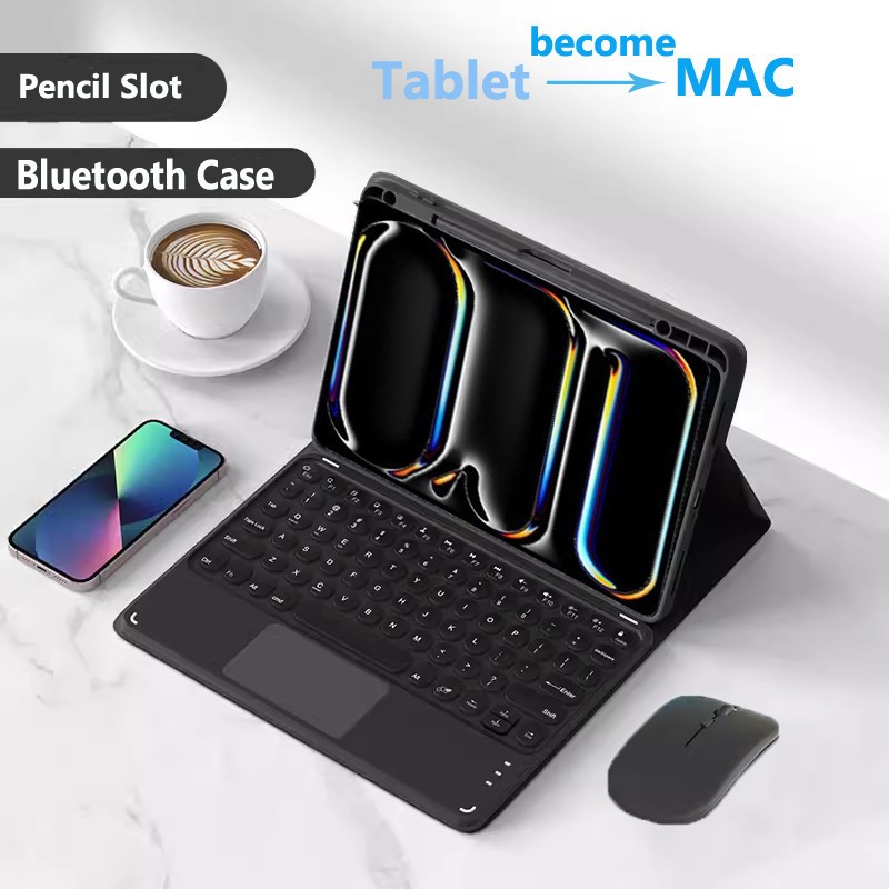 Jual HONOR PAD X8A 11 INCH BOOK COVER KEYBOARD TOUCH TRACK PAD WIRELESS ...