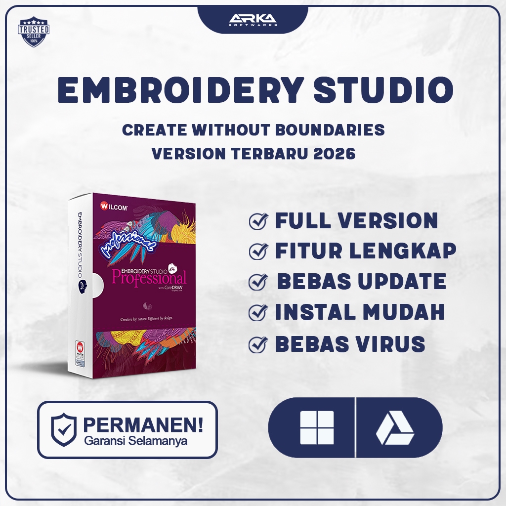 Jual Wilcom Embroidery Studio E4.2 Full Version Original Lifetime ...