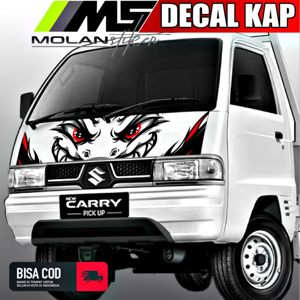 Jual Decal Sticker Striping Variasi Kabin Depan Suzuki Carry Futura ...