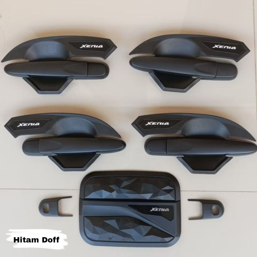Jual paket outer handle dan tankcover xenia 2012-2021 warna hitam doff dan carbon | Shopee Indonesia