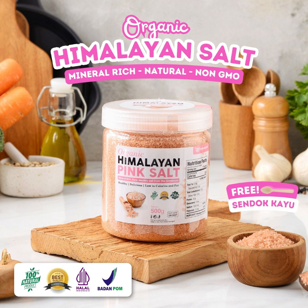 Jual Garam Himalaya Premium Organik Original 100% / Himsalt Organic ...