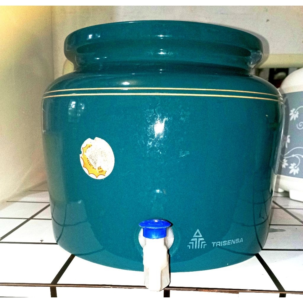 Jual Dispenser Guci Air Galon Keramik Trisensa Second | Shopee Indonesia