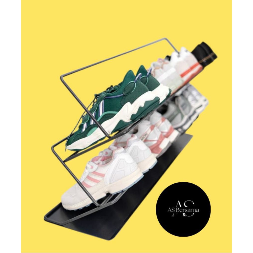 Jual Tempat Penyimpan Sepatu Sendal Rak Besi Verturewire Rack Besi ...