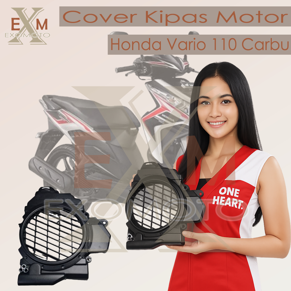 Jual Tutup Cover Radiator Kipas Vario 110 Techno Lama Carbu | Cover ...