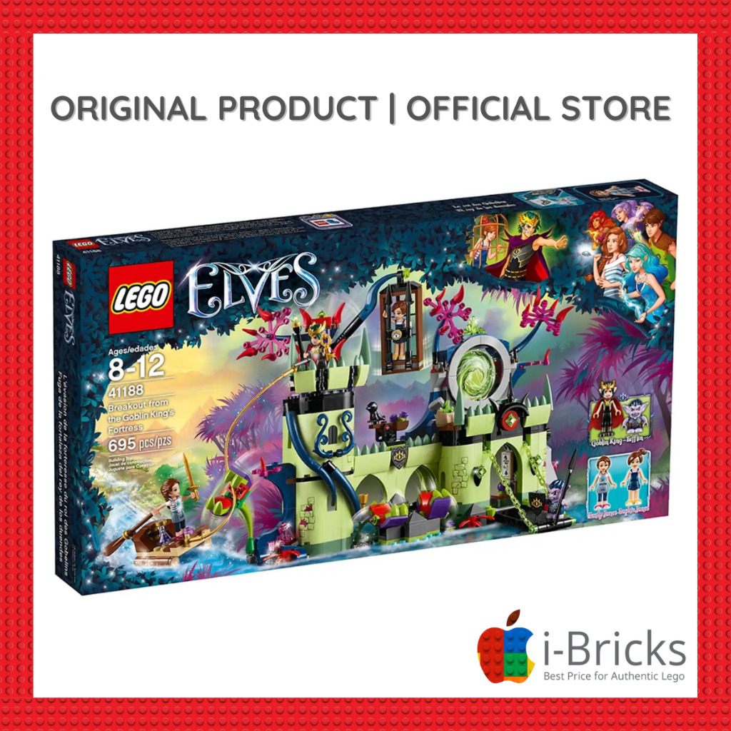 Jual Lego elves 41188 Breakout from the goblin king's fortress | Shopee ...