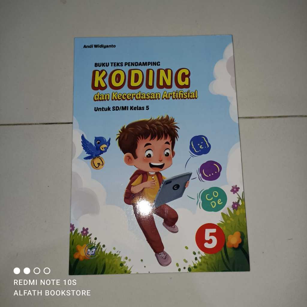 Jual BUKU TEKS PENDAMPING KODING DAN KECERDASAN ARTIFISIAL UNTUK SD/MI ...