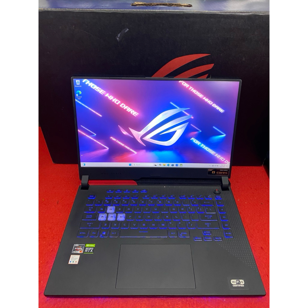 Jual Rog Strix G15 G513qe ryzen 7-5800H Ram 32 gb ssd 512 gb + 512 ...