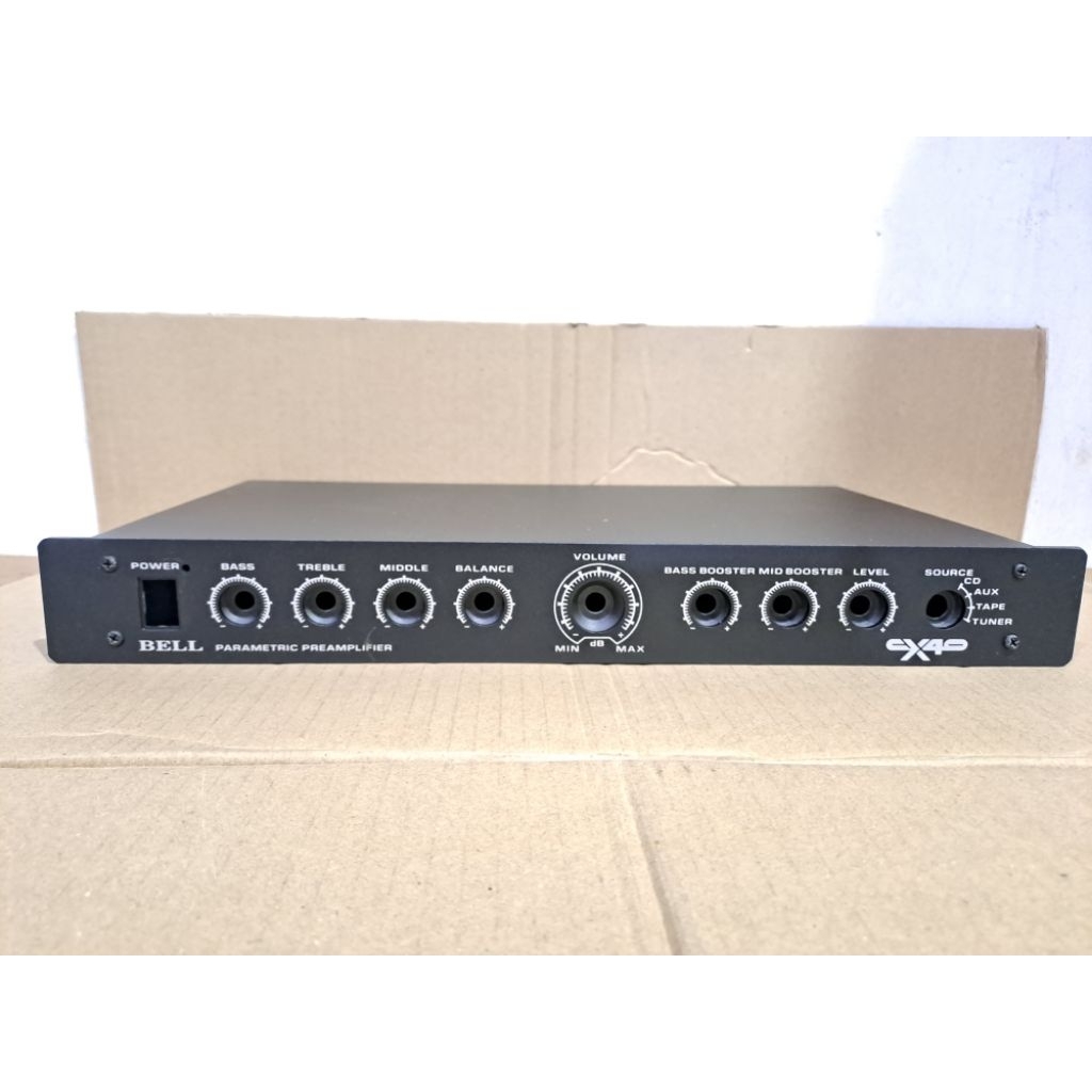 Jual Box Stereo Pre amplifier Parametric Tone Control Bell CX - 40 ...