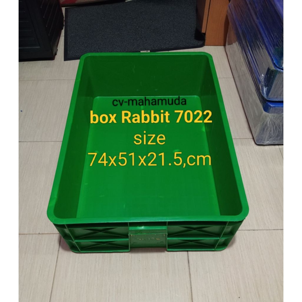 Jual box container Rabbit No 7022 size 74x51x21,cm ready warna biru ...