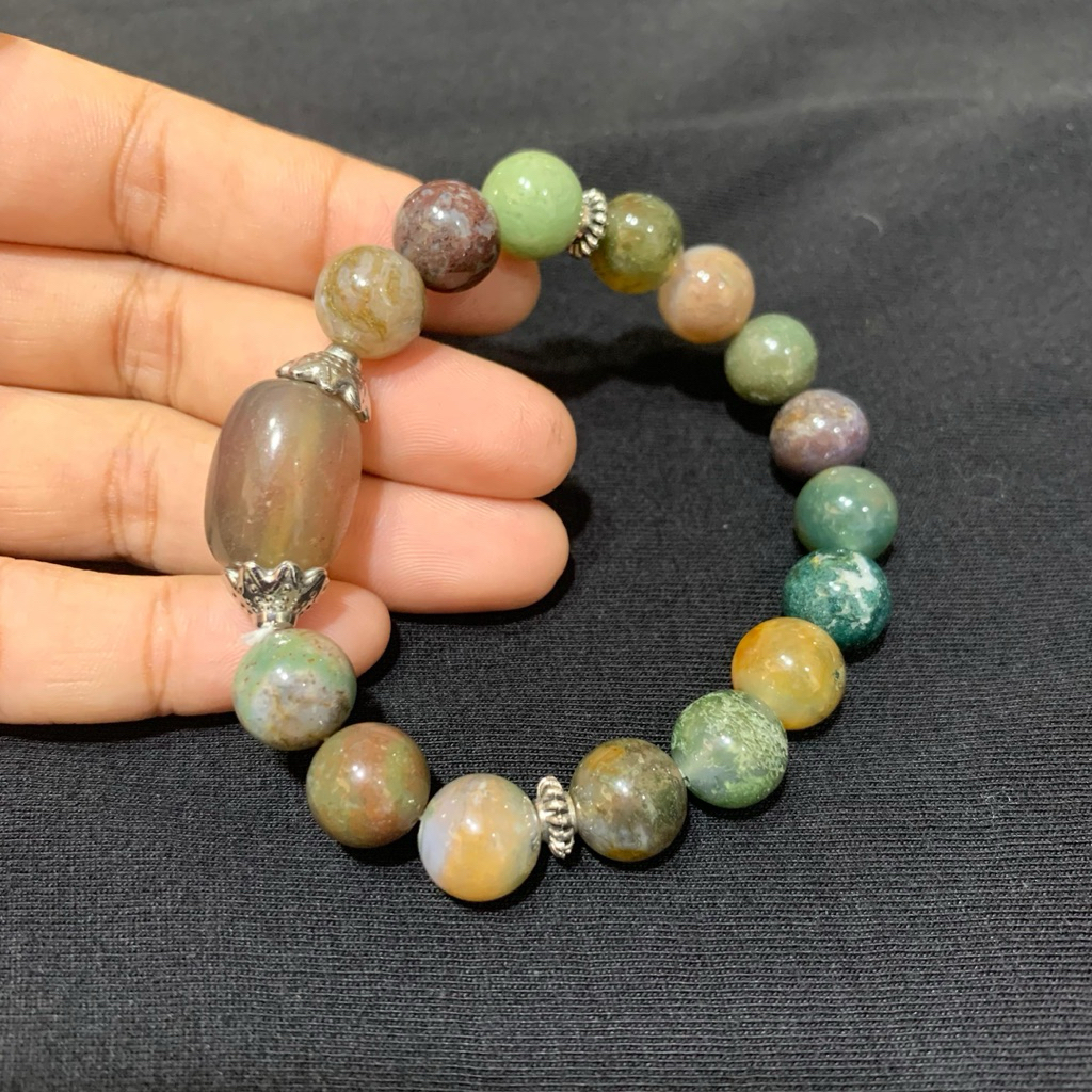 Jual GBT1106 Gelang Batu Agate 10mm | Shopee Indonesia