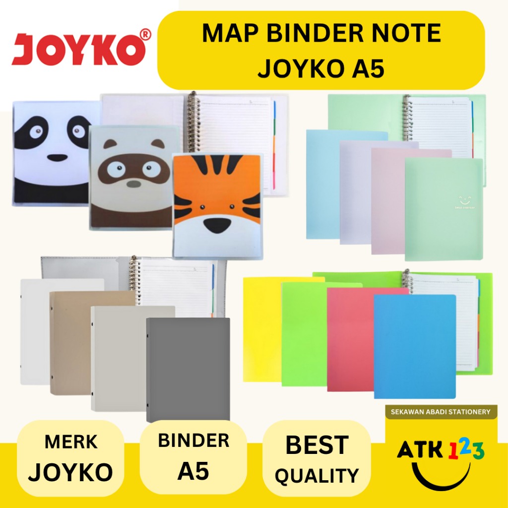 Jual JOYKO Map Binder / Buku Binder / Binder Kuliah Joyko A5 Colors ...