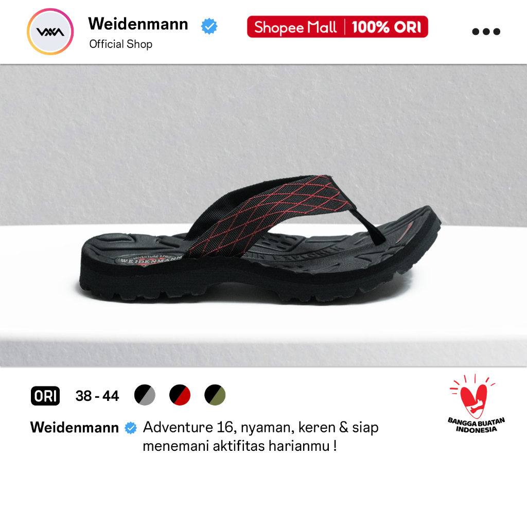 Jual Weidenmann Adventure 16 Sandal Outdoor / Gunung | Shopee Indonesia