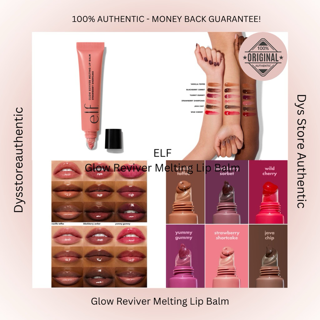 Jual READY STOCK ELF COSMETICS Glow Reviver Melting Lip Balm | Shopee ...