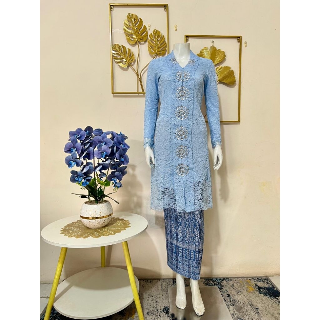Jual SETELAN KEBAYA BROKAT KARTINI PAYET/KEBAYA MURAH/KEBAYA KARTINI ...