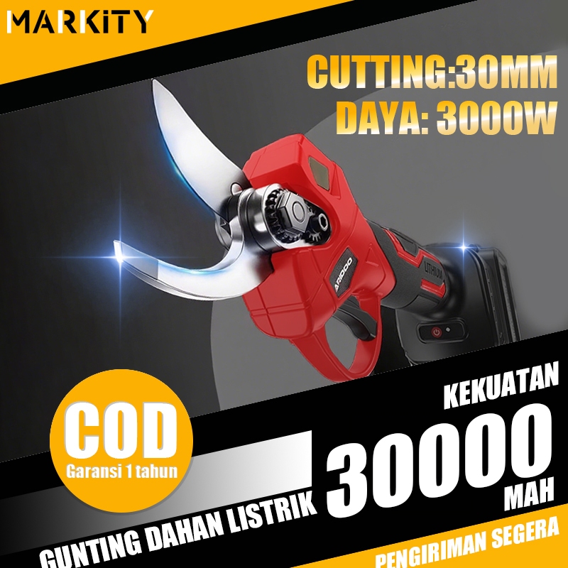 Jual MARKITY gunting ranting listrik tanpa kabel, gunting taman ...