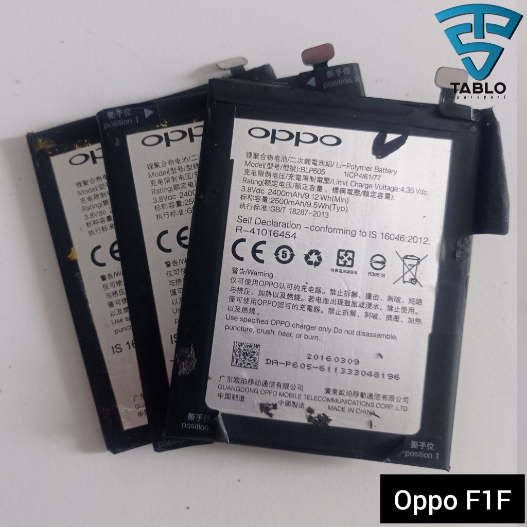 Jual Baterai Oppo F1 f1f a35 BLP-605 ori copotan hp | Shopee Indonesia